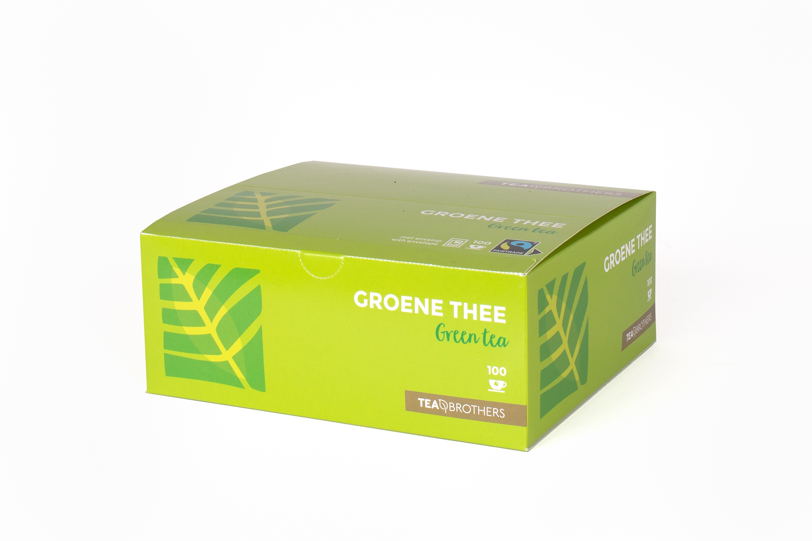 TeaBrothers FT Green Tea 100 zakjes met envelop
